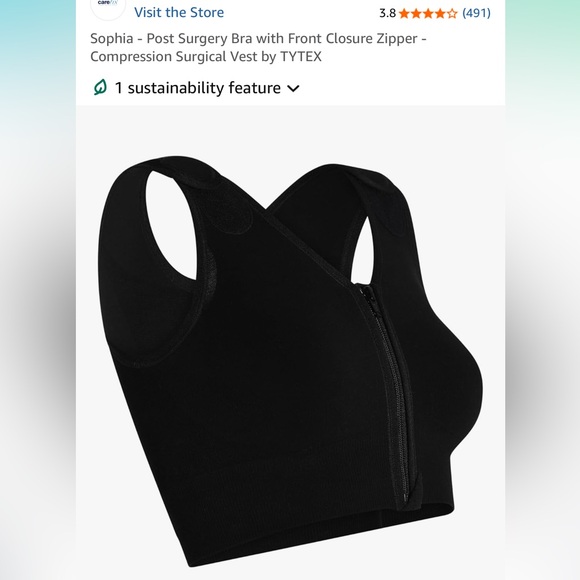 Intimates & Sleepwear | Carefix Sophia Post Surgery Bra With Front ...